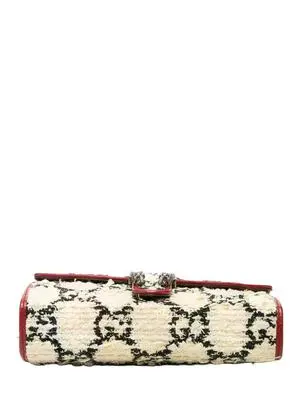 GUCCI Gucci GG Tweed Dionysus Wallet On Chain Crossbody Bag