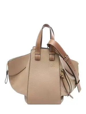 Loewe Small Leather Hammock Satchel - Neutrals