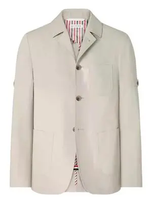 Thom Browne Patch-pocket Dinner Jacket - Neutrals