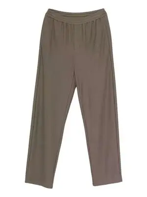 Giorgio Armani Textured Elasticated Waist Trousers - Green