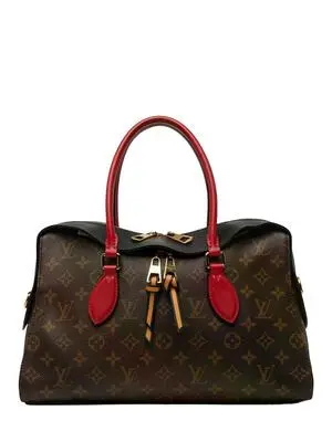 LOUIS VUITTON Louis Vuitton Monogram Canvas Tuileries Satchel Brown