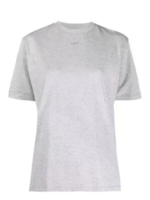 Off-White Arrows Motif Cotton T-shirt - Grey