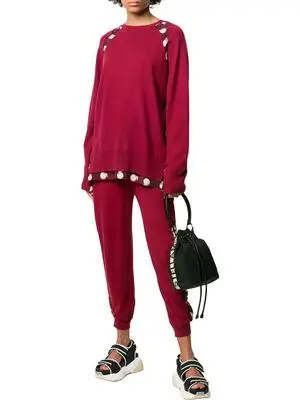 Stella McCartney Layered Effect Wool Jumper - Red