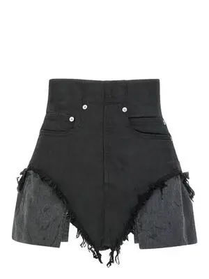 Rick Owens Dirt Cutoffs Mini Shorts - Black