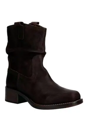 Fly London Slouchy Leather Boots - Brown