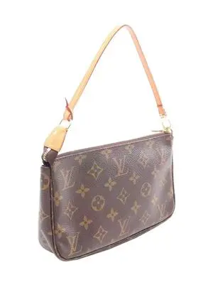 LOUIS VUITTON Louis Vuitton Monogram Pochette Accessoires Shoulder Bag Brown