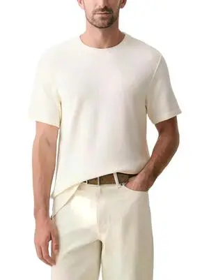 Barbour Textured-knit T-shirt - White