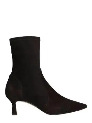 THE SELLER Pointed-toe Suede Boots - Brown
