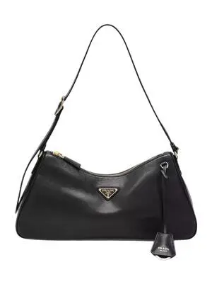 Prada Aimée Large Nappa Leather Bag - Black