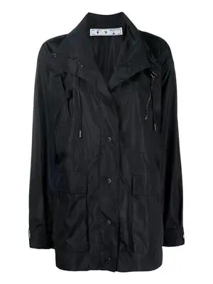 OFF-WHITE Off-White Arrows Buttoned Raincoat