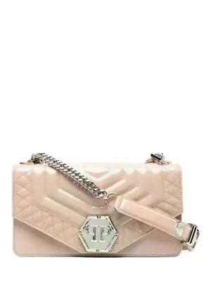 Philipp Plein Hexagon Padded Shoulder Bag - Neutrals