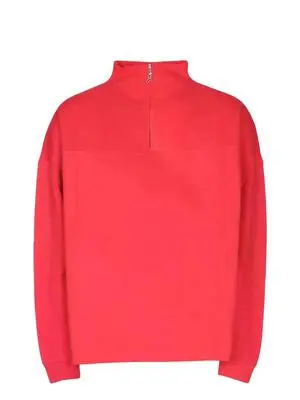 Jacquemus The Rond Carré" Zipped Rollneck Sweatshirt - Red