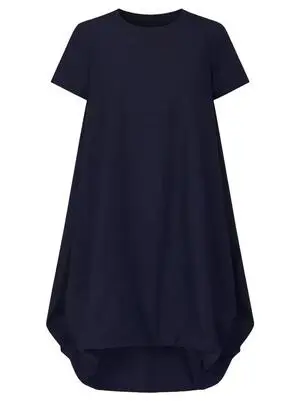 MEIMEIJ Cotton Bubble-hem Midi Dress - Blue