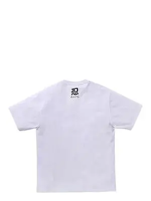A BATHING APE Ninja College Logo-print T-shirt - White