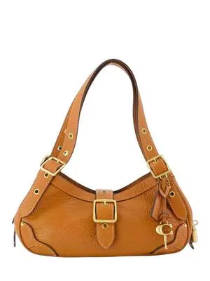 COACH Coach Drifter Leather Shoulder Bag Brown