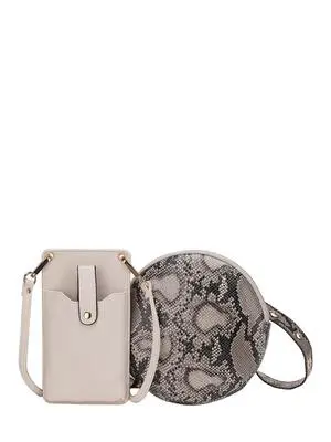 MKF COLLECTION - J'OMOR Hailey Phone Crossbody Bag - Grey