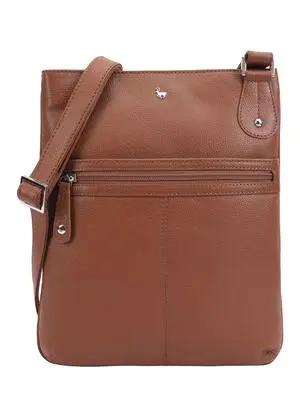 LLOYD BAKER Manali Leather Crossbody Bag - Brown