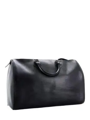 LOUIS VUITTON Epi Leather Speedy 35 Satchel - Black