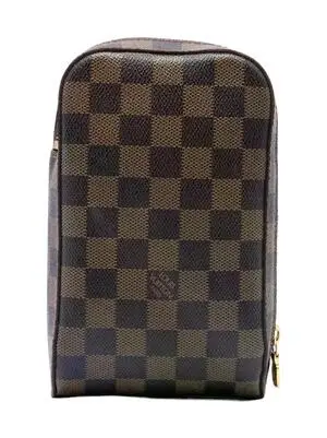 LOUIS VUITTON Damier Ebene Geronimos Crossbody Bag - Brown