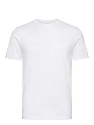 BOSS Logo-embroidered T-shirt - White