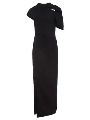 Monse Draped Cut-out Maxi Dress - Black