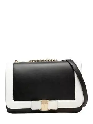 FERRAGAMO Vara Bow Crossbody Bag - Black