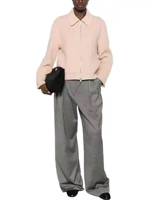 Peserico Zip-up Collared Jacket - Pink