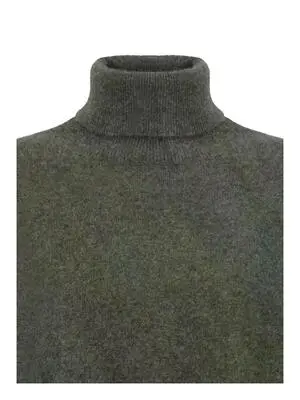 GOTHA Gotha Roll Neck Cashmere Sweater Green