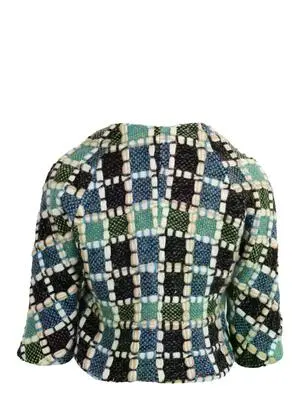 MARNI Marni Cropped Checked Jacket