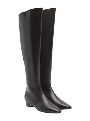 AeydĒ Ilaria Leather Over-the-knee Boots - Brown