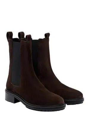 AeydĒ Jack Suede Chelsea Boots - Brown