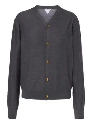 Bottega Veneta Wool Cardigan - Grey