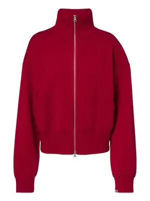 Extreme Cashmere N°385 Xtra Cute Zip-up Sweater - Red
