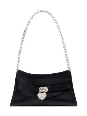 Alexander McQueen Small Lock Shoulder Bag - Black