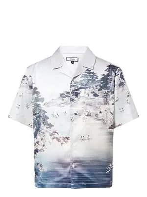 1886 Japanese Bay Printed Satin Shirt - Multicolor