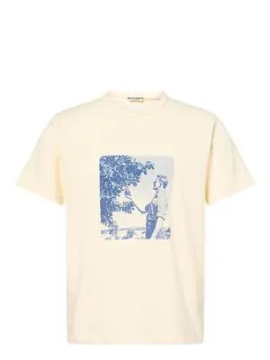 JW Anderson Picking Fruit Cotton T-shirt M Ecru