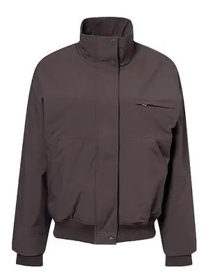 ADANOLA Funnel Neck Soft-shell Jacket - Coffee Bean