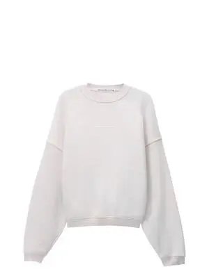 Alexander Wang Oversized Logo-print Sweatshirt - Pink