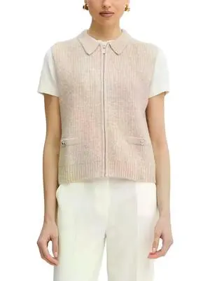 MORGAN Zip Pocket Cardigan - Neutrals