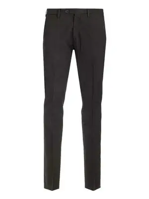 AL DUCA D’AOSTA 1902 Drill Texture Trousers - Black
