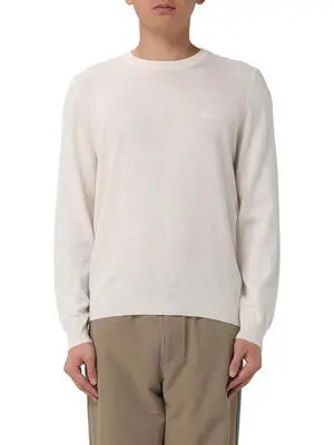 BOSS Crew Neck Jumper - White