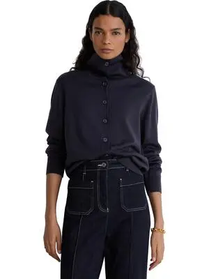 REISS Reiss Merino Wool Cardigan
