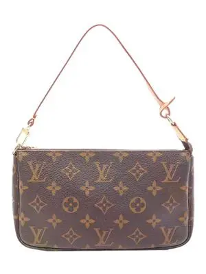 LOUIS VUITTON Monogram Pochette Accessoires Shoulder Bag - Brown