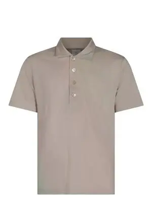 Eleventy Short-sleeve Polo Shirt - Neutrals
