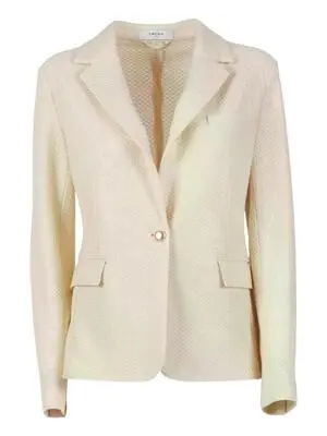 CIRCOLO 1901 Slim-fit Cotton Blazer - Neutrals