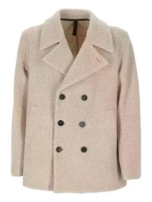HARRIS WHARF LONDON Double-Breasted Bouclé Coat