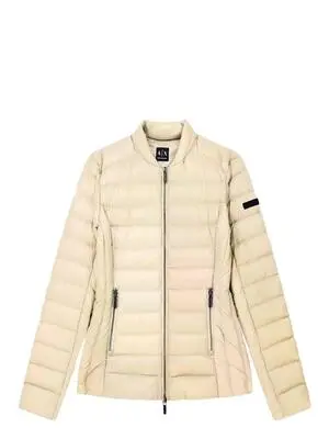 Armani Exchange Quilted Puffer Jacket - Neutrals