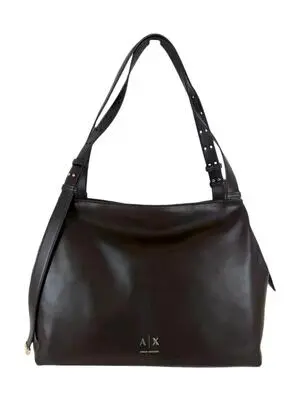ARMANI EXCHANGE Armani Exchange Logo Plaque Shoulder Bag