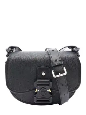 Dior Christian Dior Leather Mini Gallop Crossbody Bag Black