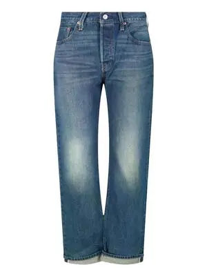 LEVI'S Selvedge Straight Leg Jeans - Blue